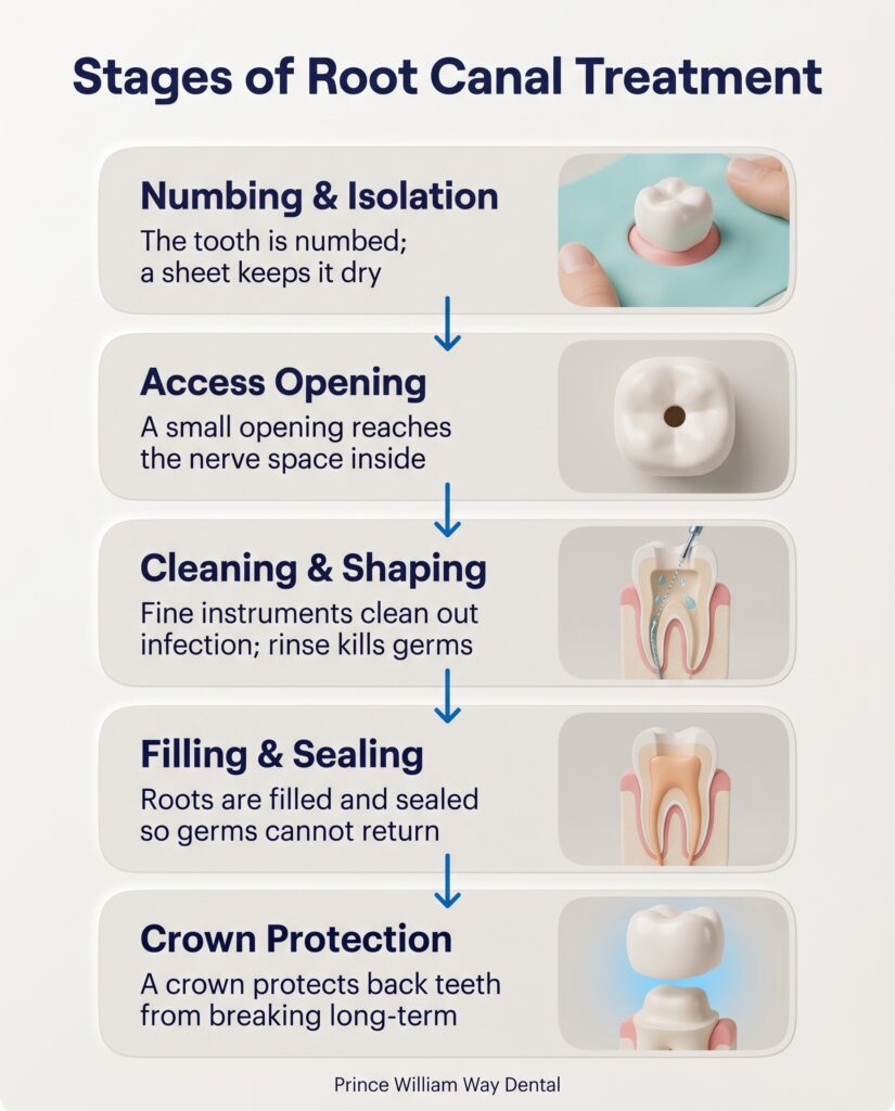 Root Canal Treatment: What Actually Happens | Prince William Way Dental
